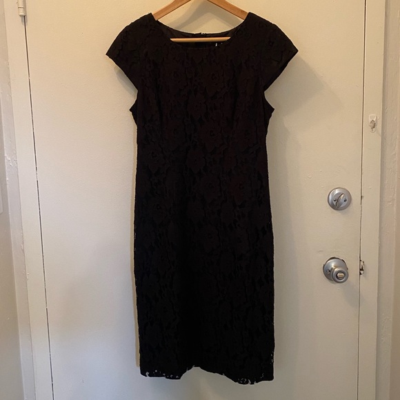 J Crew Dresses J Crew Black Lace Sheath Dress Poshmark